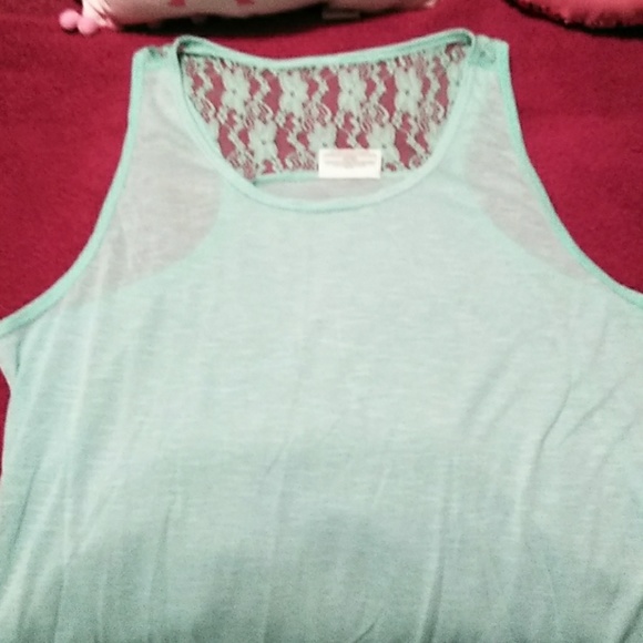 Bobbie Brooks | Tops | Nwot Bobbie Brooks Lace Razor Back Tank Top ...